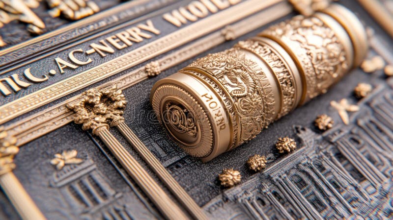 Postage Stamp Architecture with Currency Banknote Design Stock ...