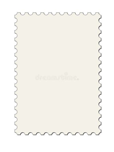 Postage Stamp Border (vector) Stock Vector - Illustration of mailing ...