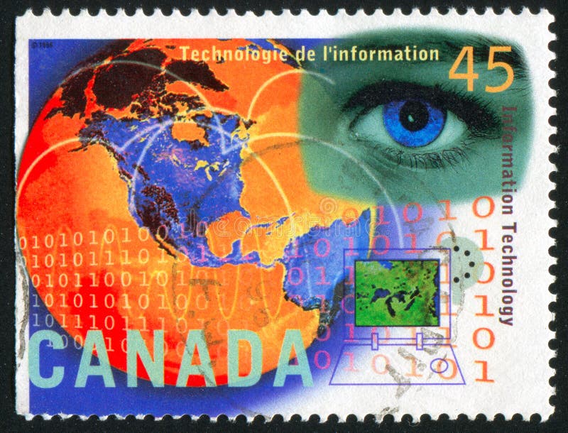 Postage stamp editorial stock image. Image of computer - 223615794