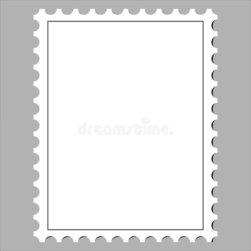 Postage Stamp Outline Icon Vector Eps10. Postage Stamp Vector Sign ...
