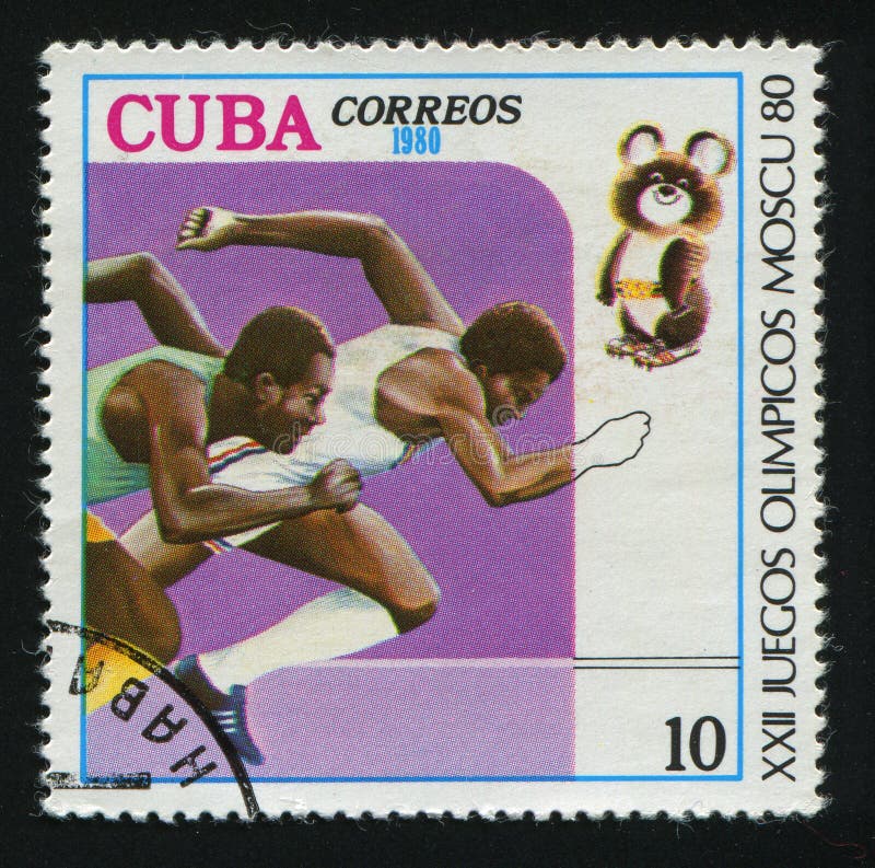 Postage stamp editorial stock image. Image of athletics - 111039504