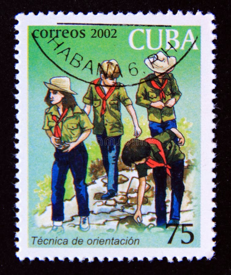 Postage Stamp Cuba 2002. Scouting Using Orientation Techniques ...