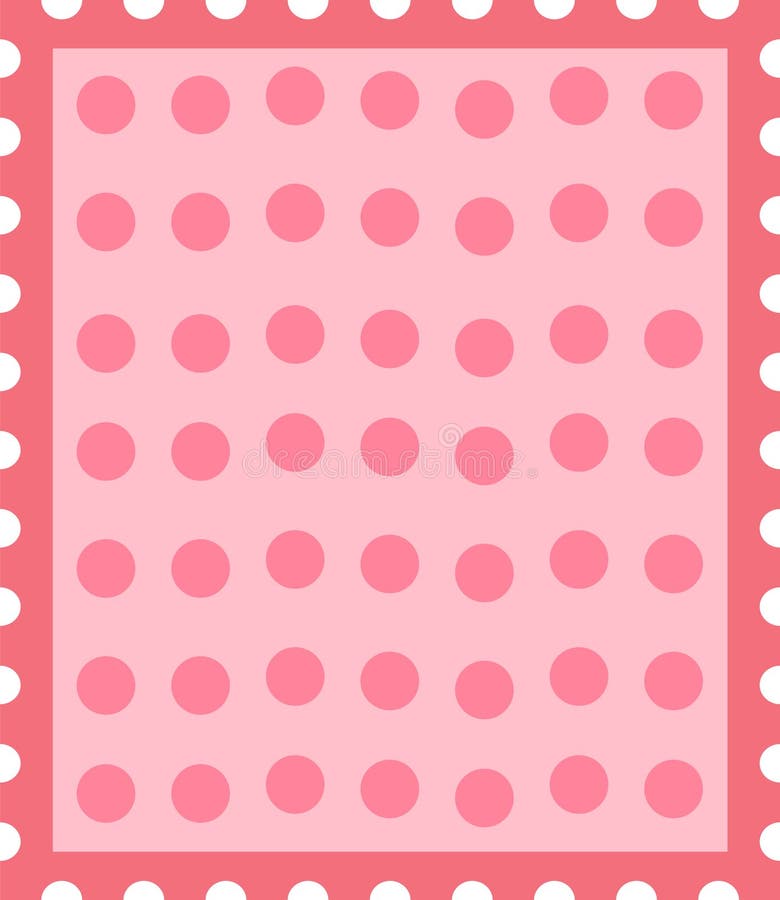 Postage Stamp Dotted Frame stock vector. Illustration of label - 301059682