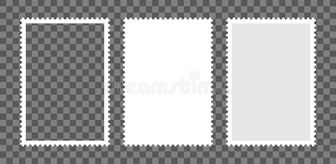Stamp Edge Rectangle Transparent Stock Illustrations – 150 Stamp Edge ...