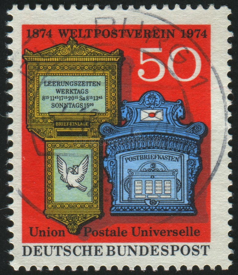Postage stamp editorial stock image. Image of germany - 202285459