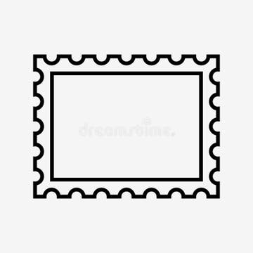 Postage stamp icon stock vector. Illustration of postcard - 102433004