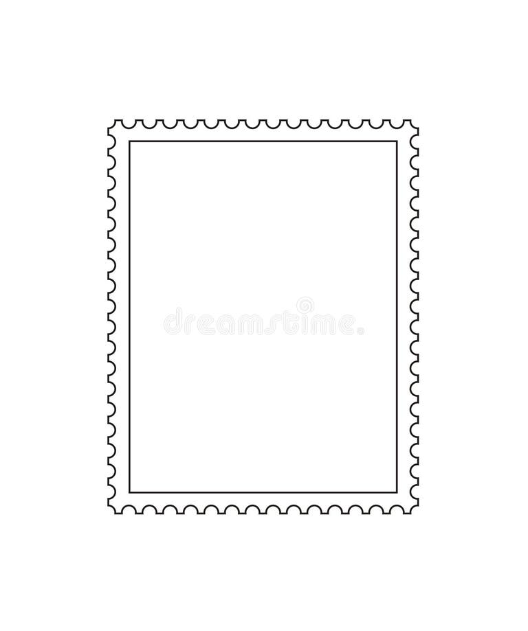 Postage Stamp Outline Stock Illustrations – 3,646 Postage Stamp Outline ...