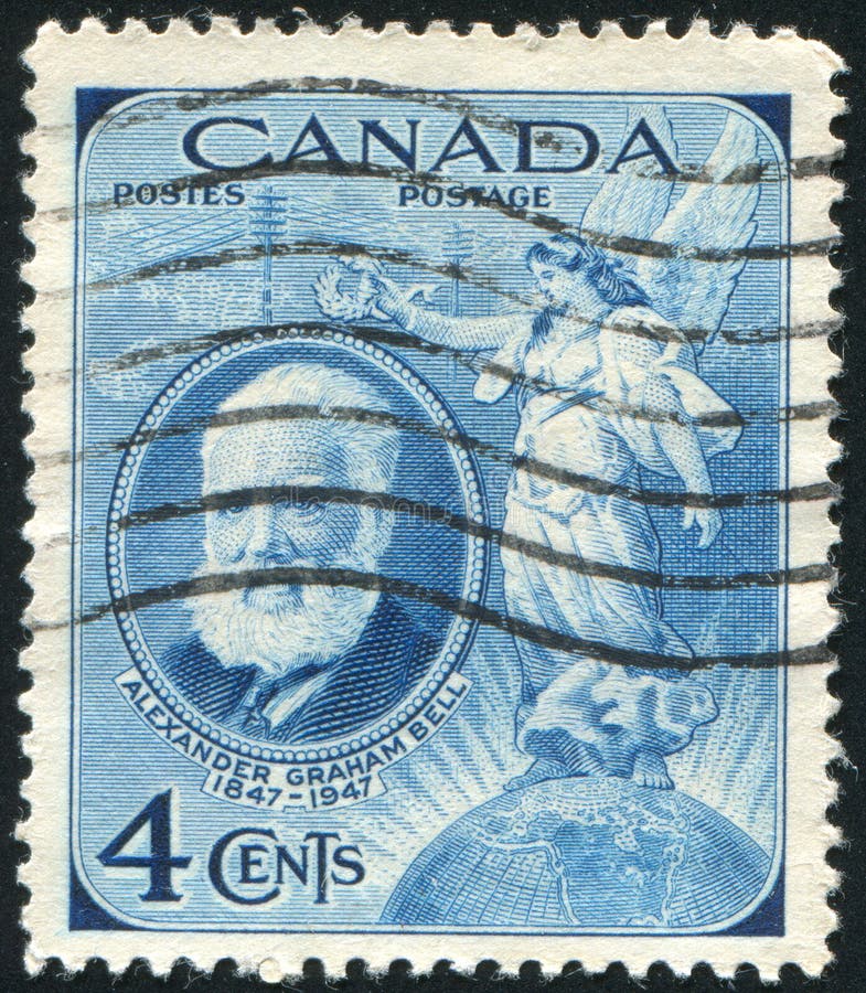 Postage Stamp Printed by Canada Editorial Photo - Image of hair ...