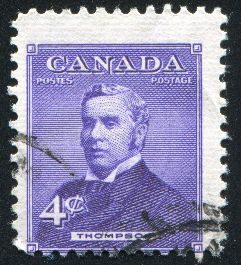 Postage Stamp Printed by Canada Editorial Stock Photo - Image of ...
