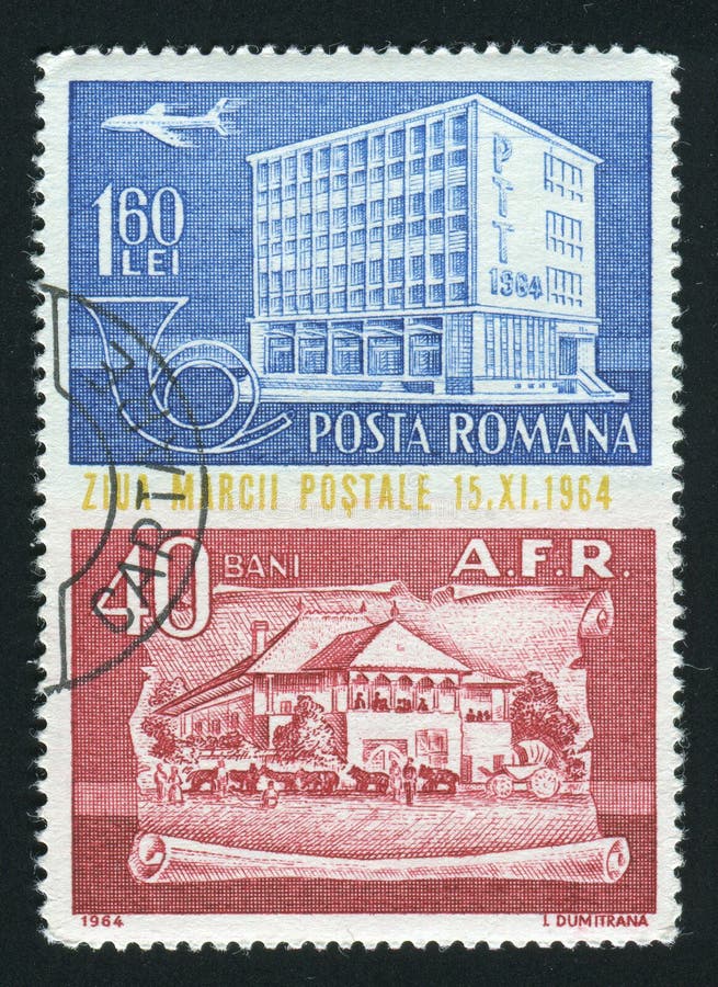 Postage stamp editorial image. Image of envelope, structure - 156177490