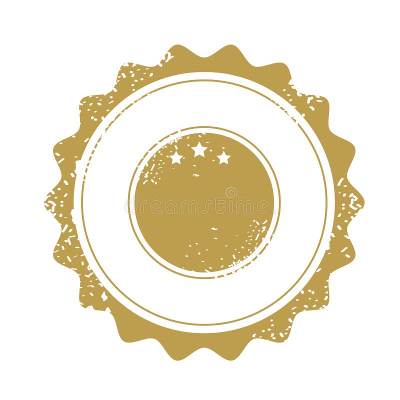 Postage stamp round shape stock illustration. Illustration of vintage ...