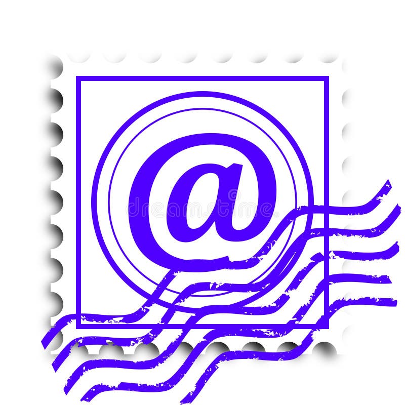 Postage stamp with a stamp stock illustration. Illustration of postal ...