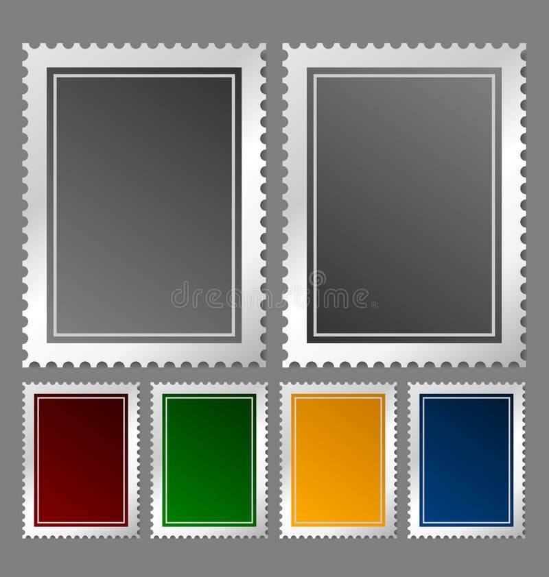 Postage Stamp Template 11,676 Rubber Stamp Template High Res Vector