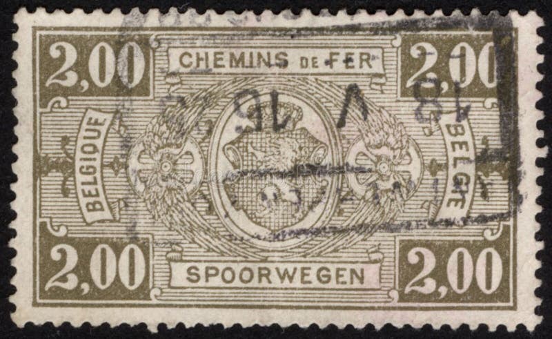 Postage Stamps of the Belgium. Editorial Stock Image - Image of paper ...