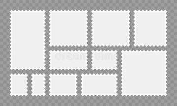 Square Postage Stamp Border Vector Stock Illustrations – 1,216 Square ...