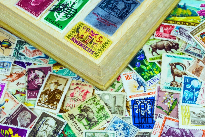 Postage Stamps from Different Countries Editorial Photo - Image of post ...