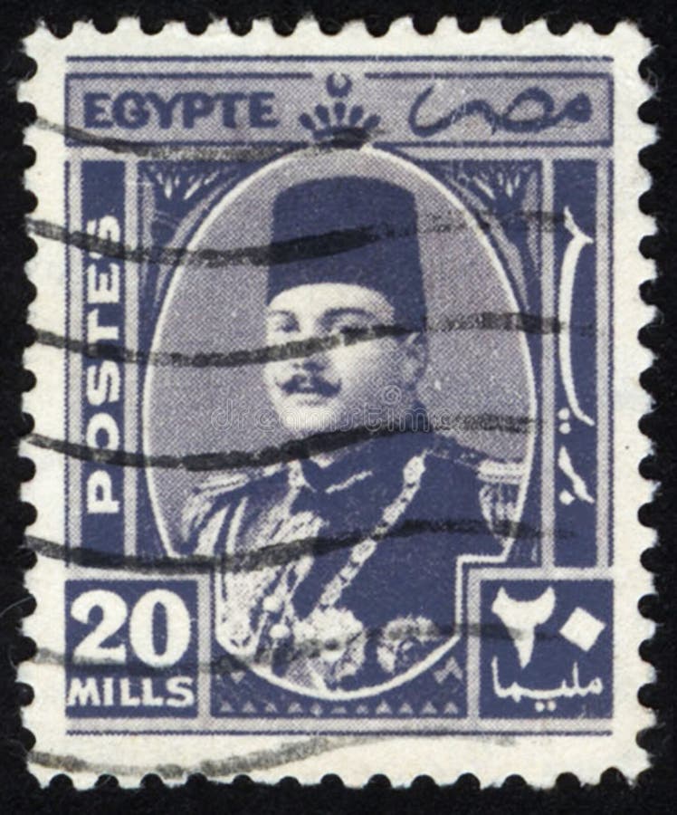 Postage Stamps of the Egypt. Editorial Photo - Image of postmark ...