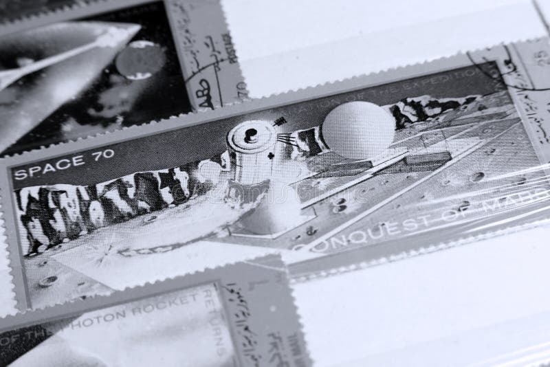 Postage Stamps, Space Mars Planet Editorial Photography - Image of ...