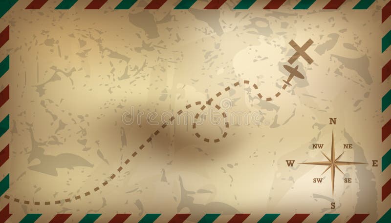 Postal Background. Vector Illustration Stock Vector - Illustration of ...