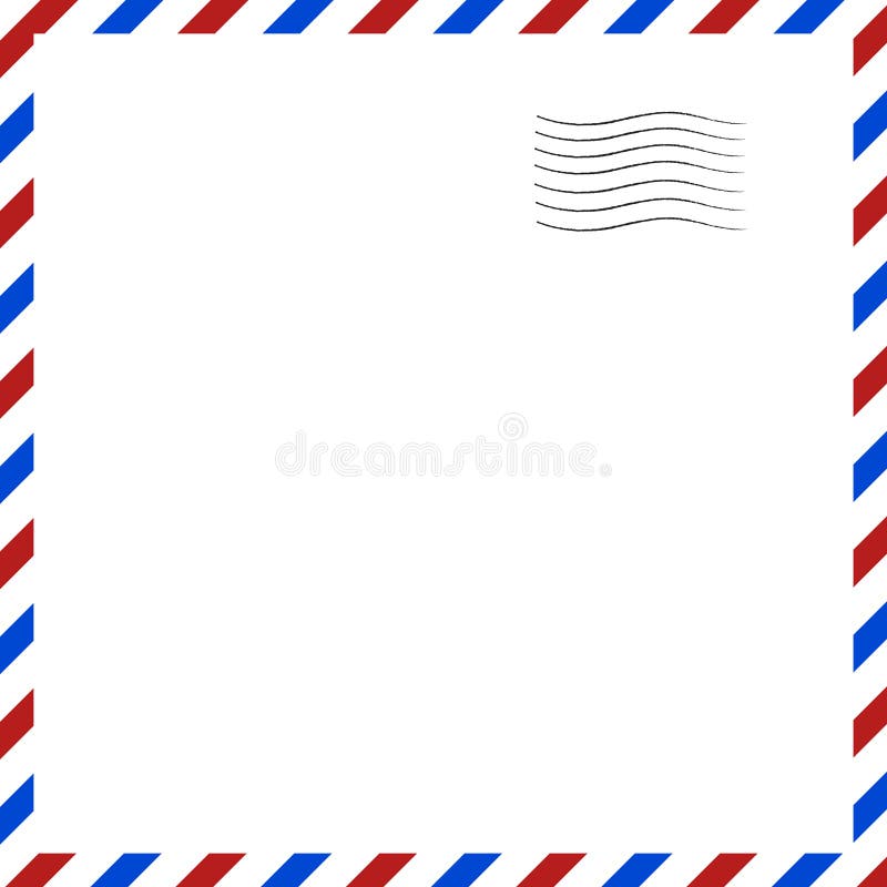 Postal Background. Vector Illustration Stock Vector - Illustration of ...