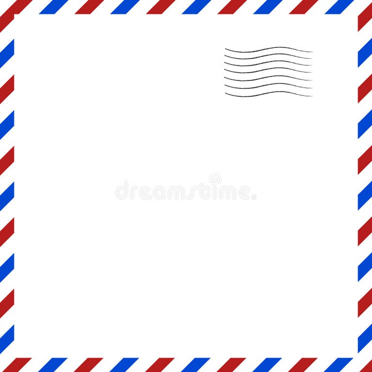 Postal Background. Vector Illustration Stock Vector - Illustration of ...