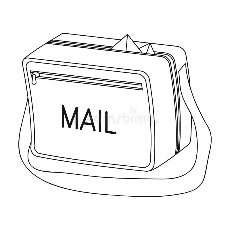 Postal Bag Icon Outline Stock Illustrations – 457 Postal Bag Icon ...