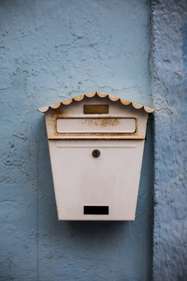 Postal box on a wall stock image. Image of traditional - 175921591