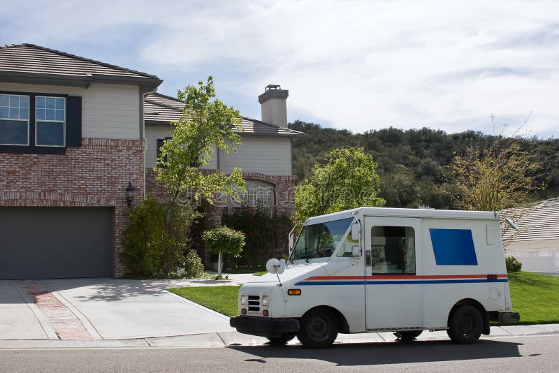 US Mail Trucks stock photo. Image of carry, mail, deliver - 26533466