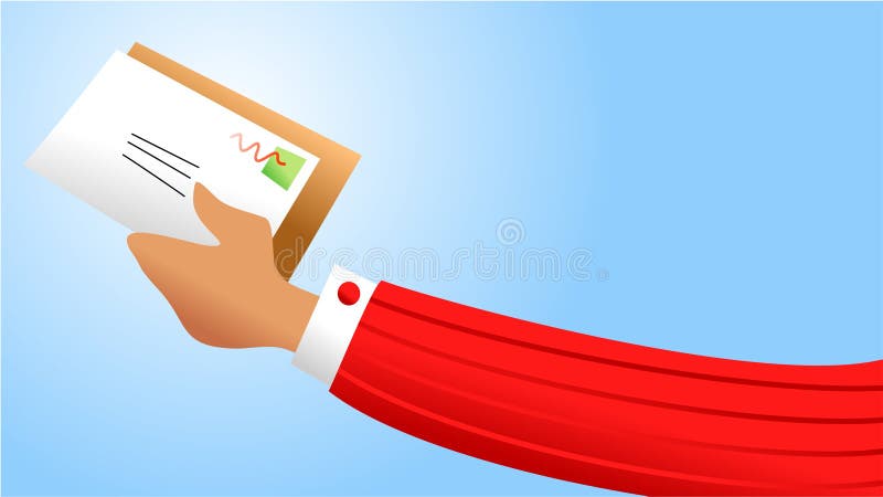 Postal delivery stock illustration. Illustration of holding - 1125931