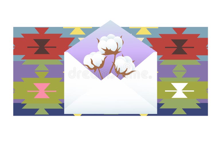 Cotton Envelope Stock Illustrations – 305 Cotton Envelope Stock ...