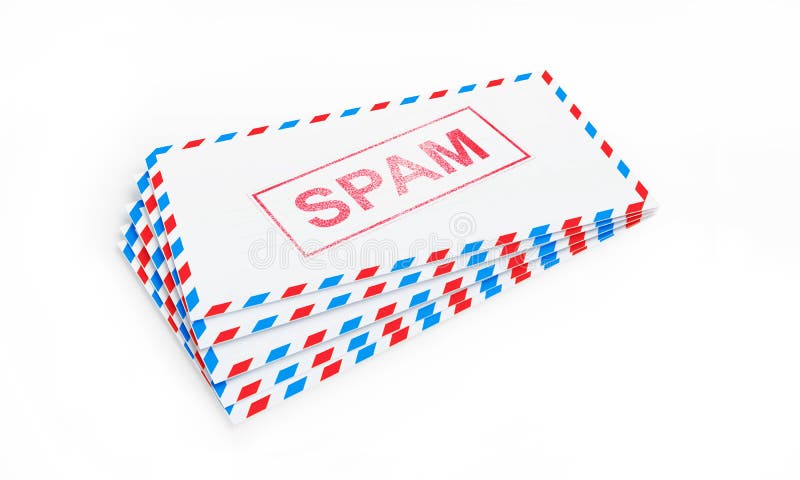 Spam stock photo. Image of leaflet, post, white, cost - 1650850