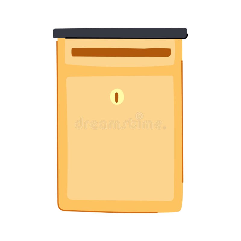 Postbox Mailbox Letter Cartoon Vector Illustration Stock Illustration ...