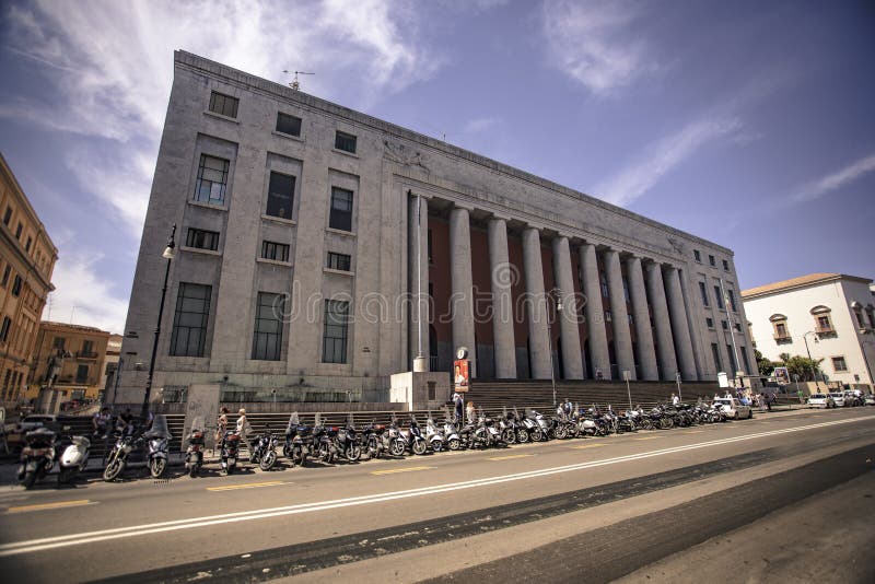 Postal Office of Palermo editorial image. Image of aged - 160475730