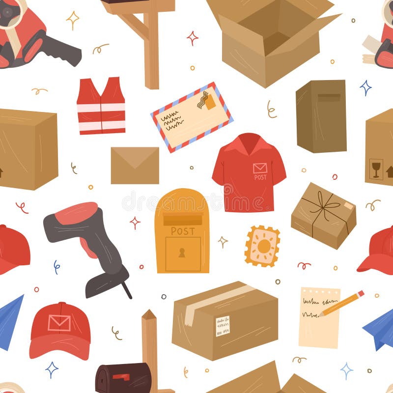 Mailbox, Mailing Tools, Boxes and Letters. Vector Stock Vector ...