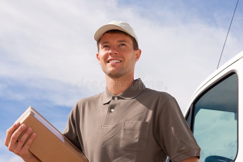 Postal Service - Delivery of a Package Stock Photo - Image of order ...