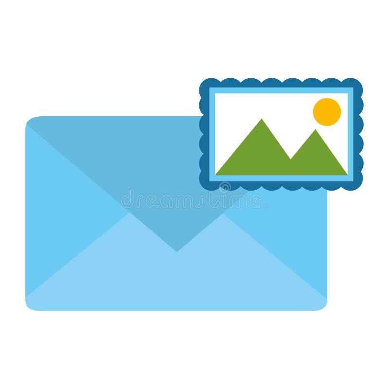 Postal Service, Mail Envelope Courier Delivery Related Stock Vector ...