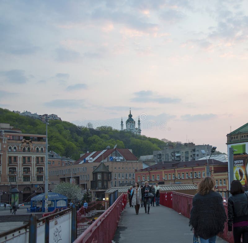 Postal Square in the Spring Evening Editorial Photography - Image of ...