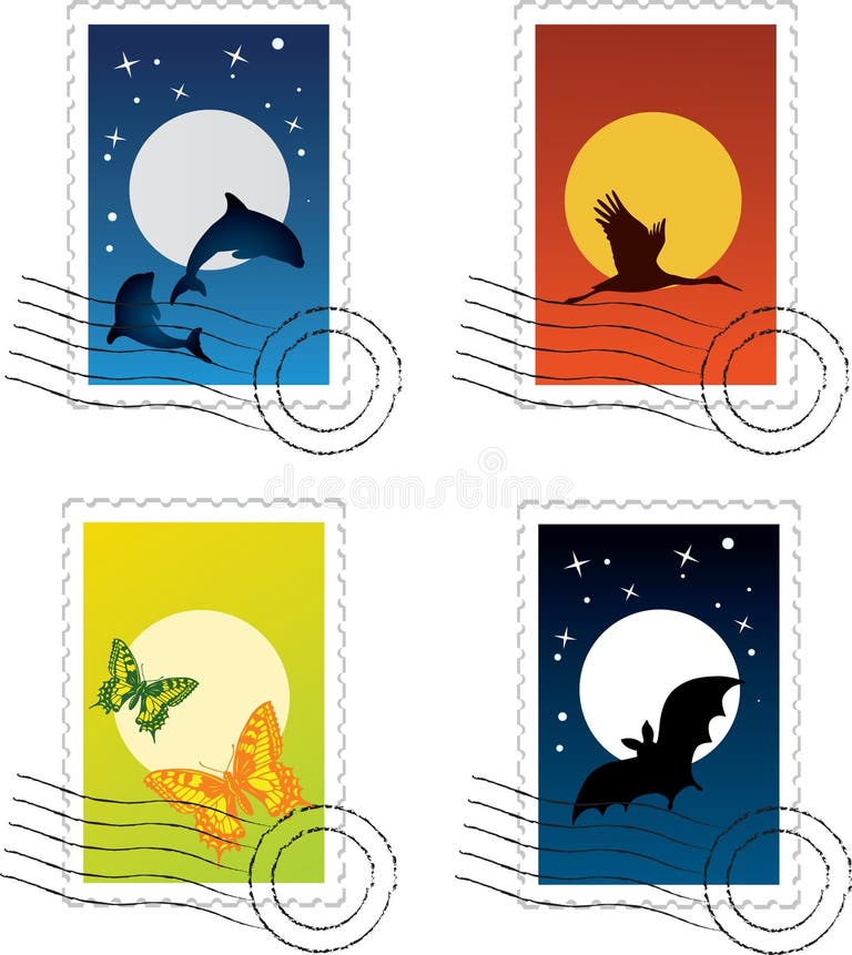 Postal Stamp Stock Illustrations – 51,239 Postal Stamp Stock ...