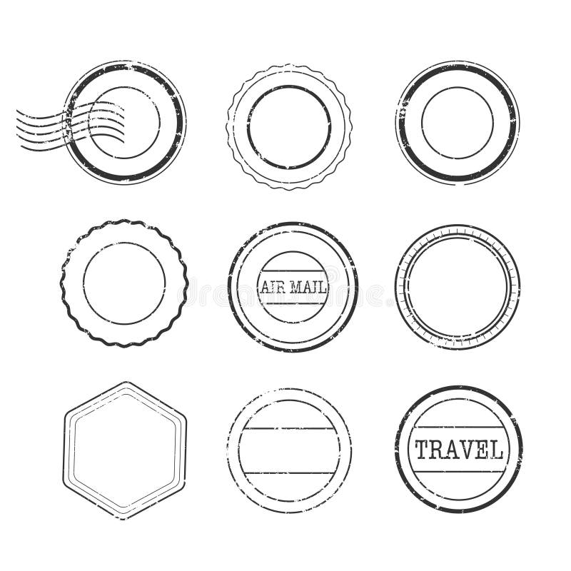 Black Postmarks Stock Illustrations – 107 Black Postmarks Stock ...