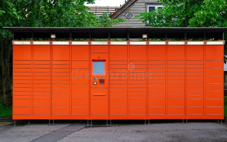 Postal Terminal for Automatic Delivery Stock Photo - Image of service ...
