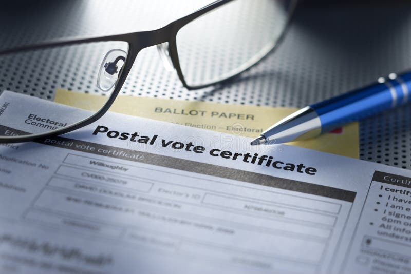 Voting Vote Form Shareholder Meeting Postal Stock Image - Image of ...