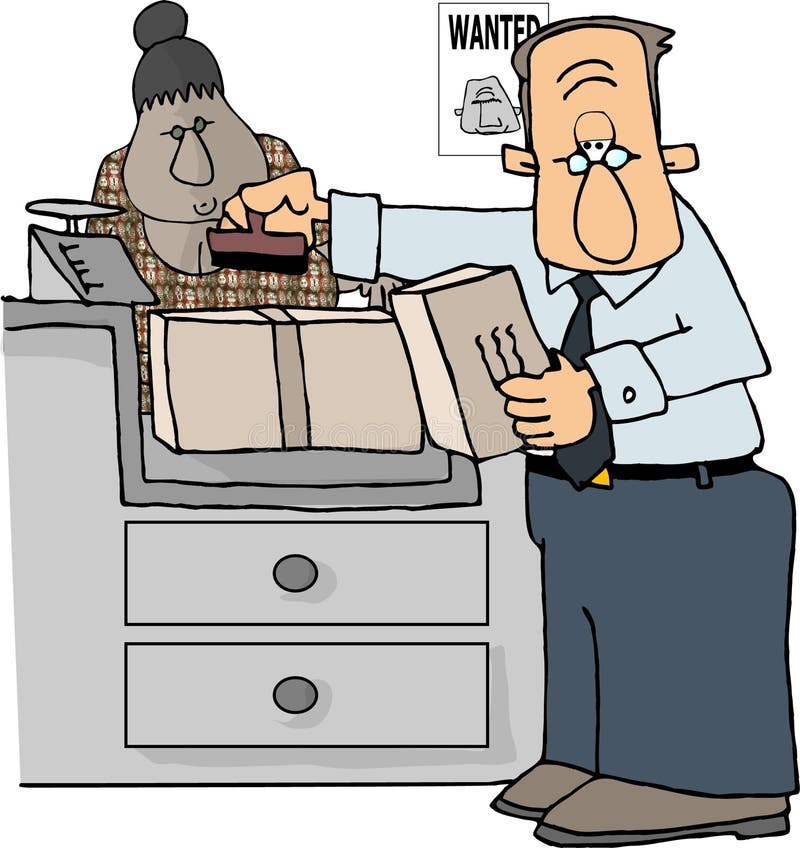 Desk Work stock illustration. Illustration of desk, cartoon - 159421