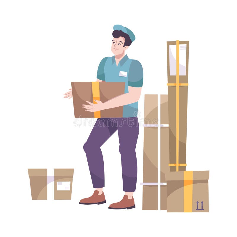 Postal Worker Clipart Stock Illustrations – 617 Postal Worker Clipart ...