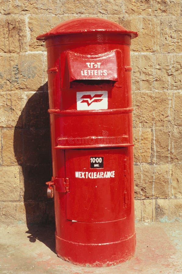 Indian Postbox Bombay Mumbai Maharashtra India Stock Image - Image of ...