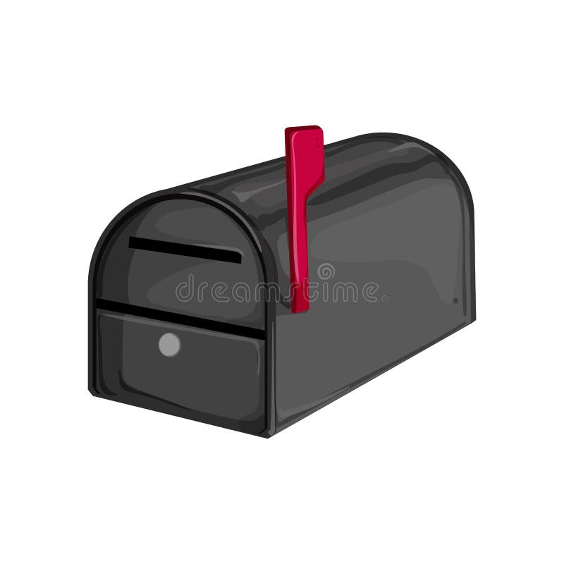 Postbox Mailbox Letter Cartoon Vector Illustration Stock Illustration ...