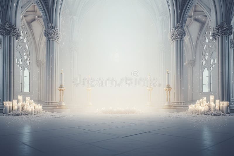 Postcard Dedicated Midnight Mass. Free Space for Text Stock ...