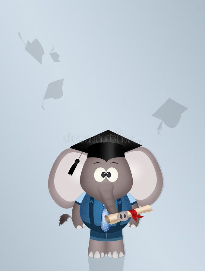 Postcard for graduation stock illustration. Illustration of postcard ...