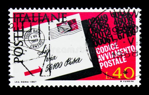 Postcard Highlighted the Postcode, Introduction of Postal Code S ...