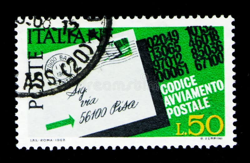 Postcard Highlighted the Postcode, Introduction of Postal Code S ...