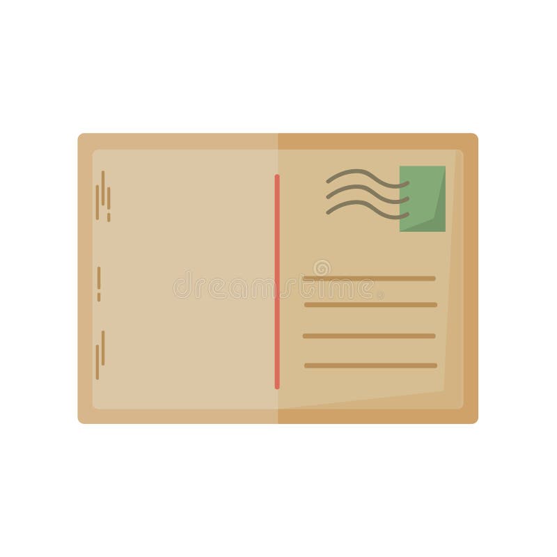 Postcard Icon Clipart Logotype Isolated Vector Illustration Stock ...
